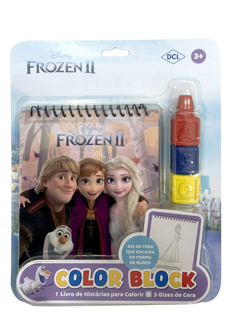 DISNEY COLOR BLOCK - FROZEN » Editora DCL