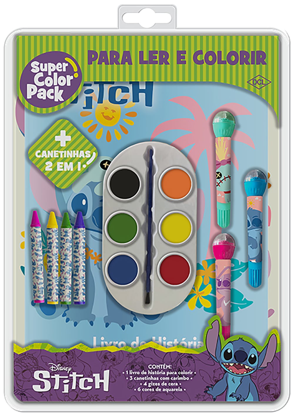 Disney - Super Color Pack - Stitch » Editora DCL
